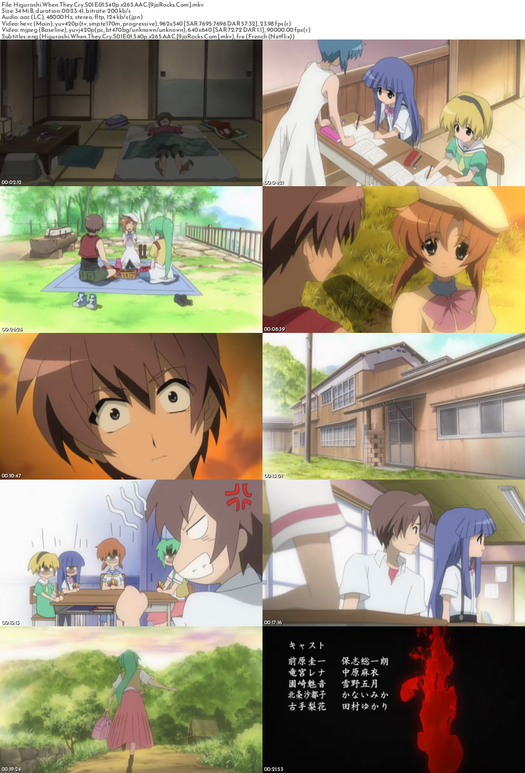Higurashi: When They Cry Season 2 (Complete) (Anime) Mp4 Mkv Download ...